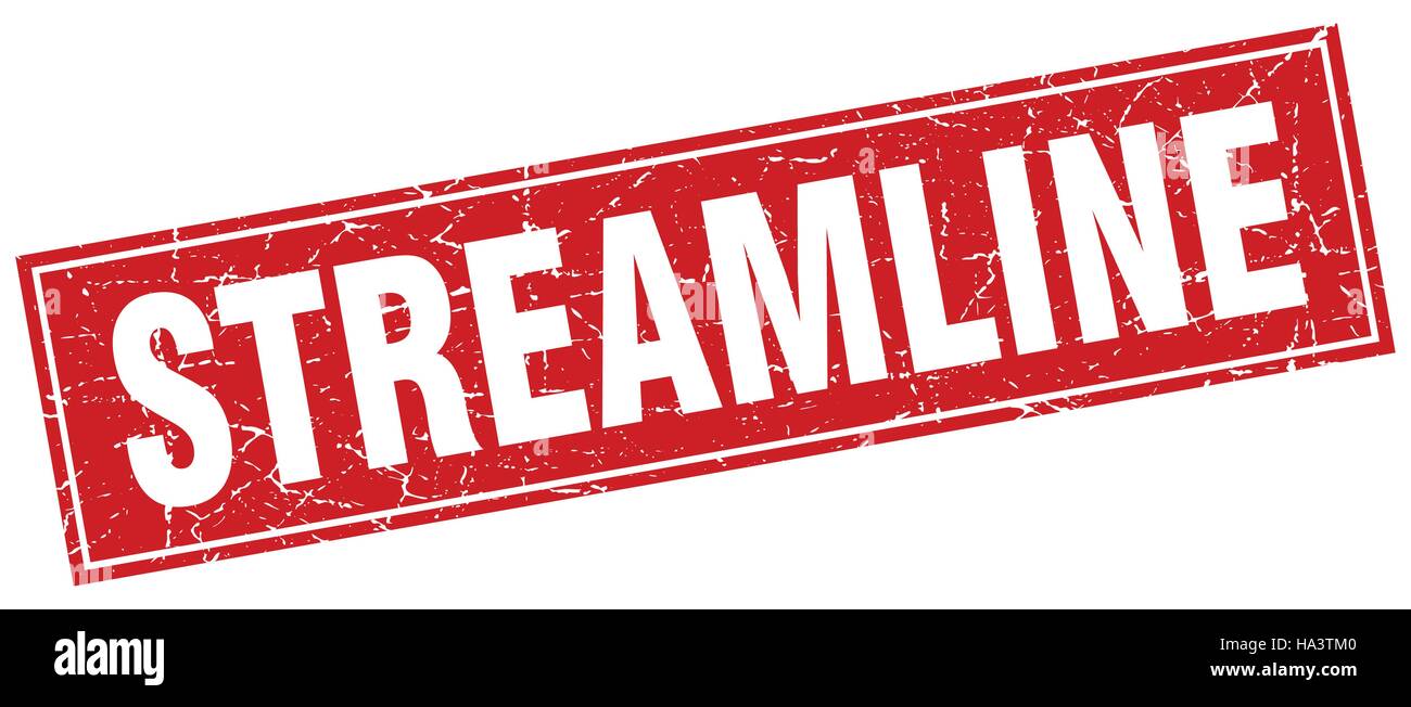 streamline square stamp Stock Vector Image & Art - Alamy