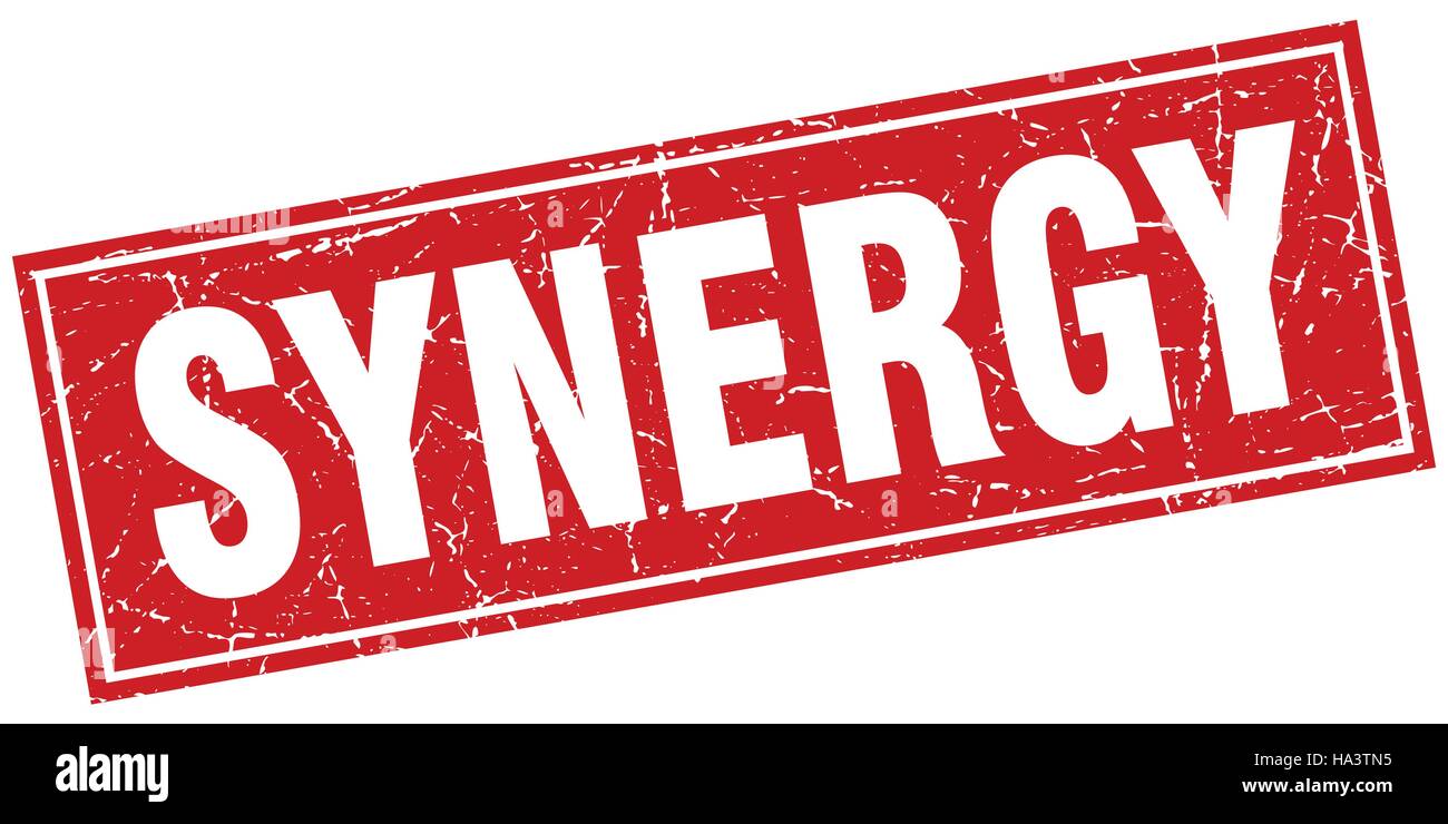 synergy square stamp Stock Vector Image & Art - Alamy