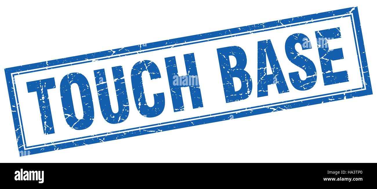 touch base square stamp Stock Vector Image & Art - Alamy