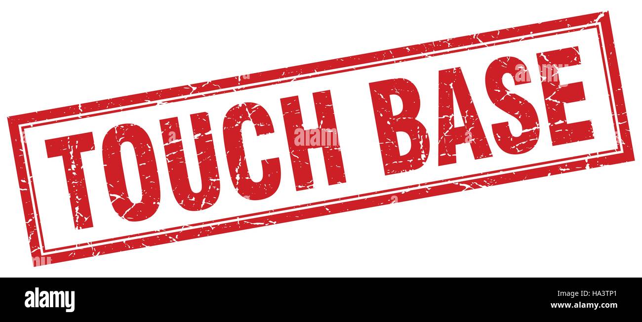 touch base square stamp Stock Vector Image & Art - Alamy