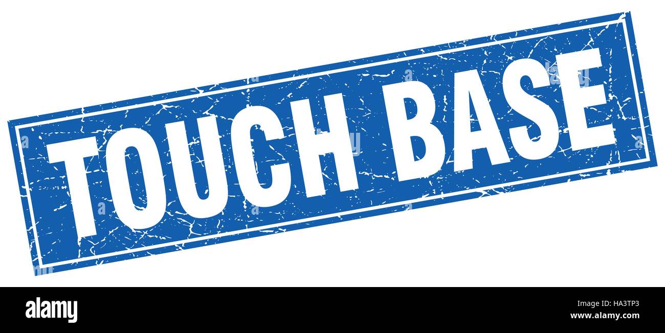 touch base square stamp Stock Vector Image & Art - Alamy
