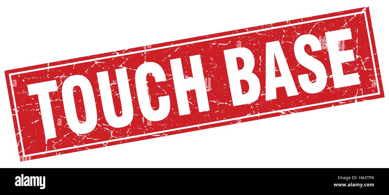 touch base square stamp Stock Vector Image & Art - Alamy