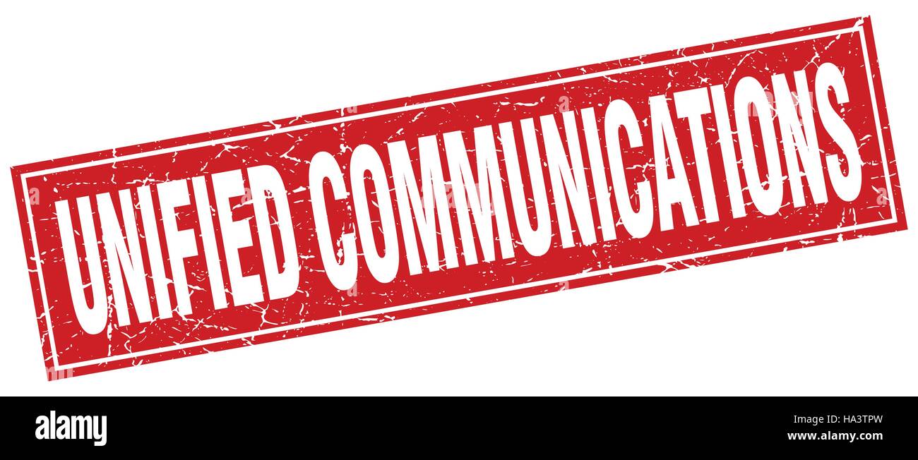 unified communications square stamp Stock Vector Image & Art - Alamy