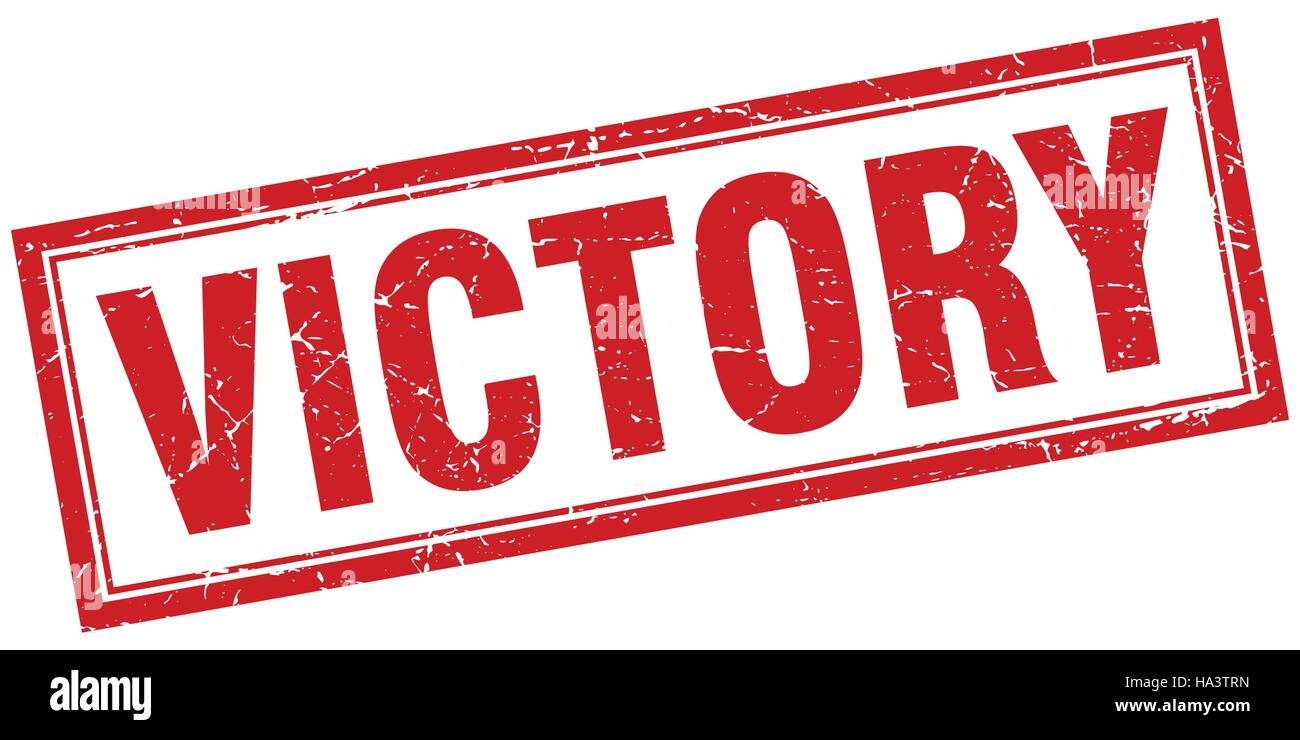 victory square stamp Stock Vector Image & Art - Alamy