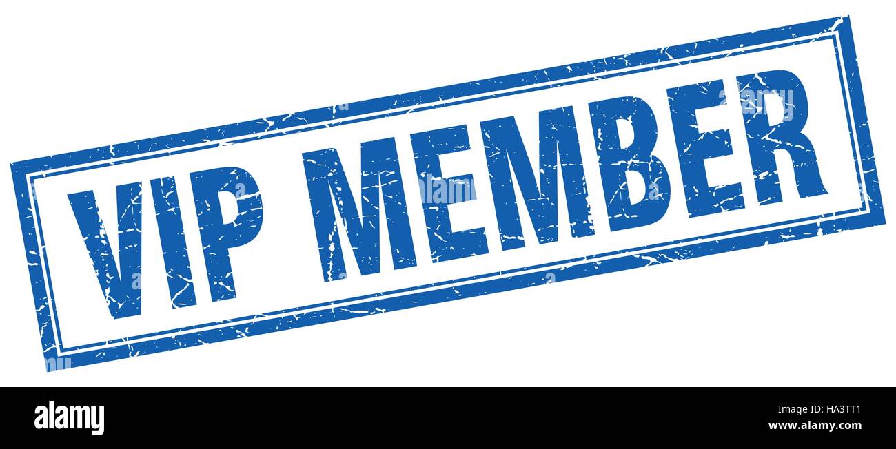 Vip member square stamp hi-res stock photography and images - Alamy