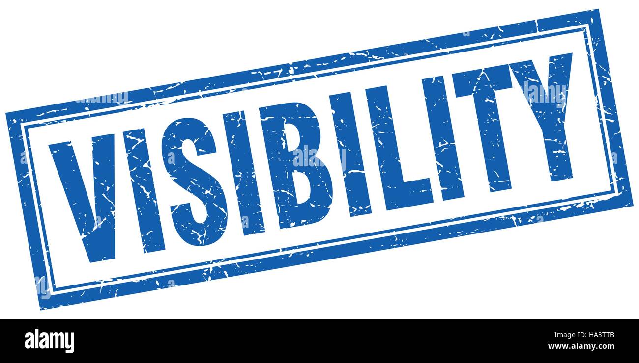 visibility square stamp Stock Vector Image & Art - Alamy