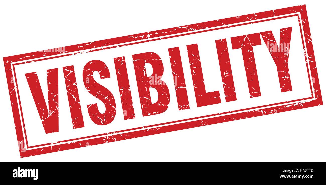 visibility square stamp Stock Vector Image & Art - Alamy