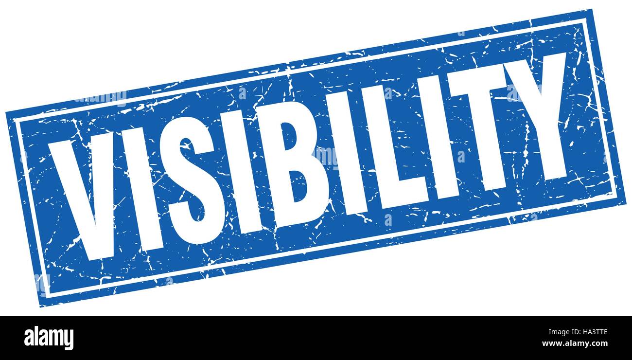 visibility square stamp Stock Vector Image & Art - Alamy