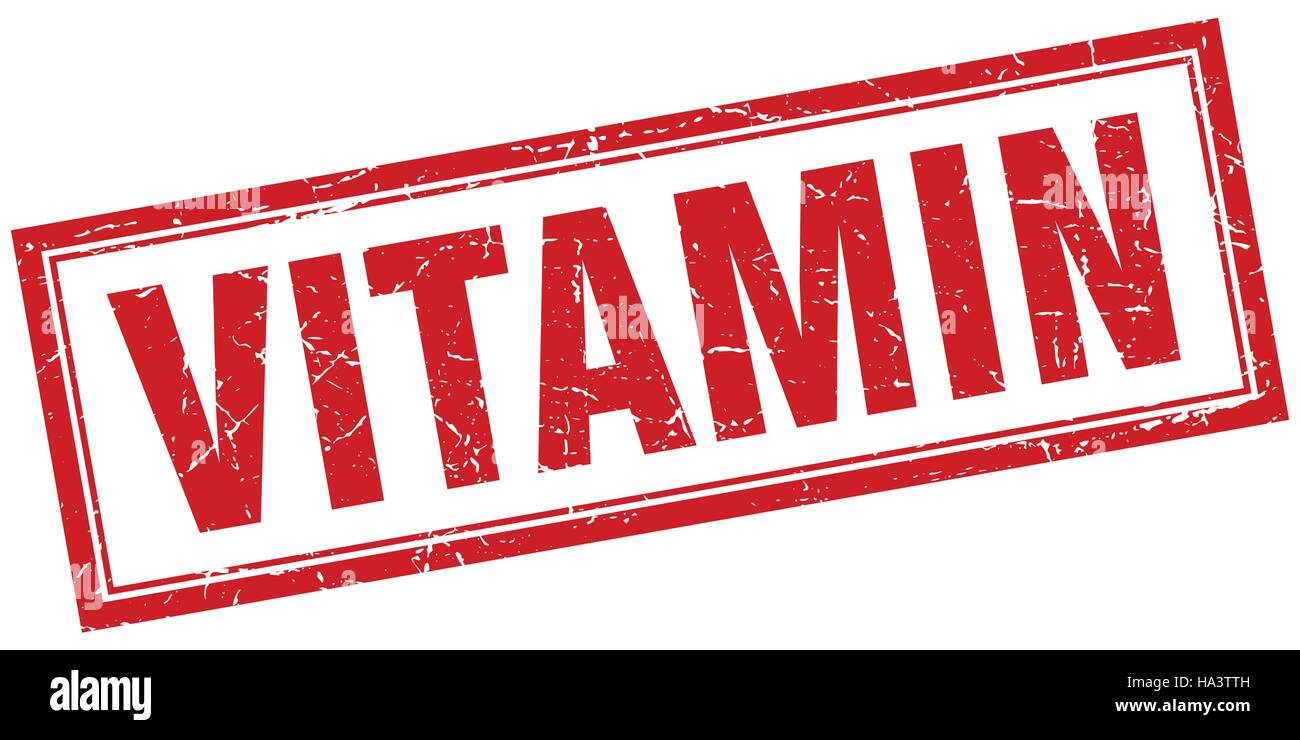 vitamin square stamp Stock Vector Image & Art - Alamy