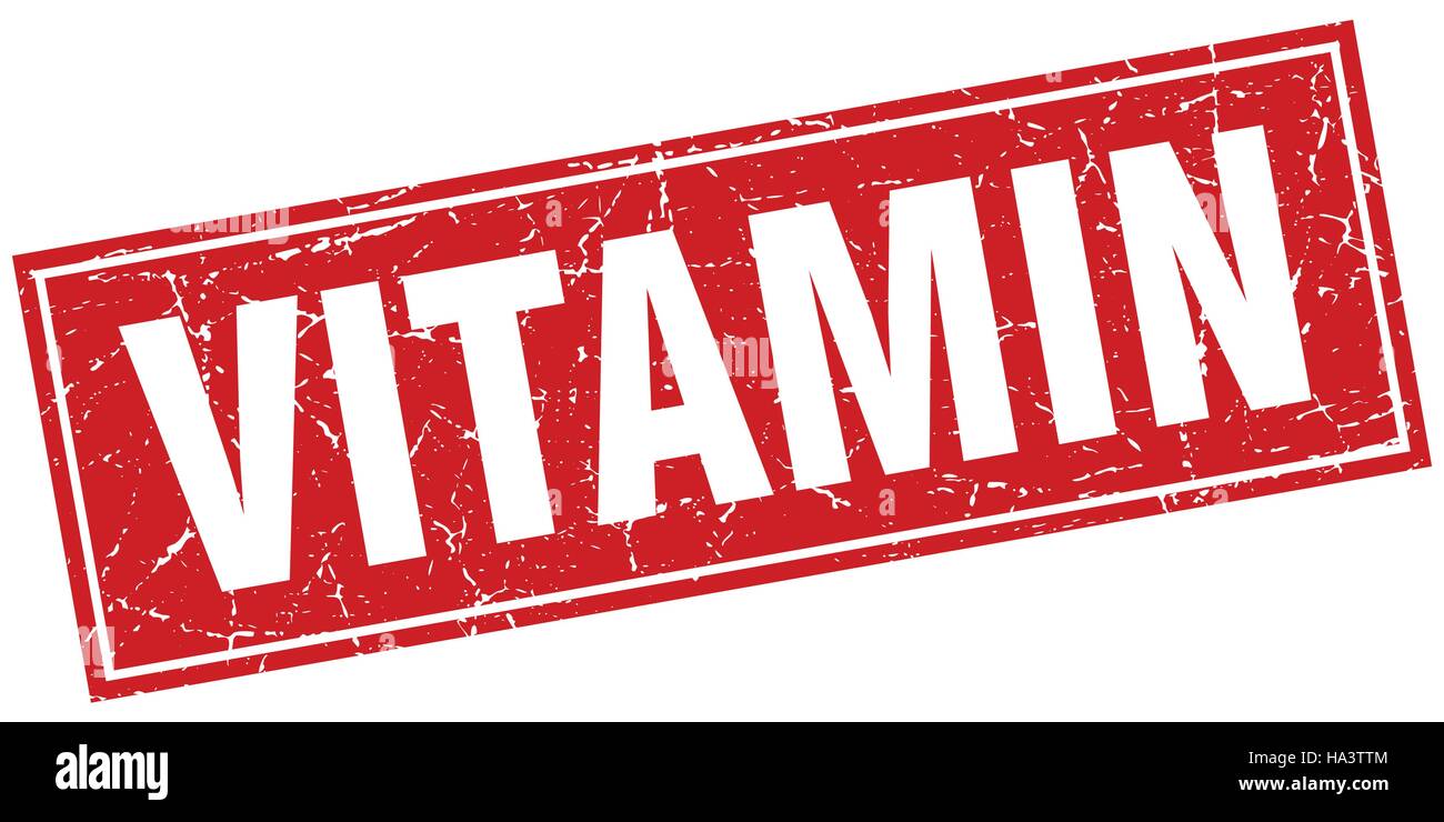 vitamin square stamp Stock Vector Image & Art - Alamy