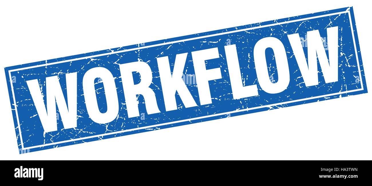 workflow square stamp Stock Vector Image & Art - Alamy