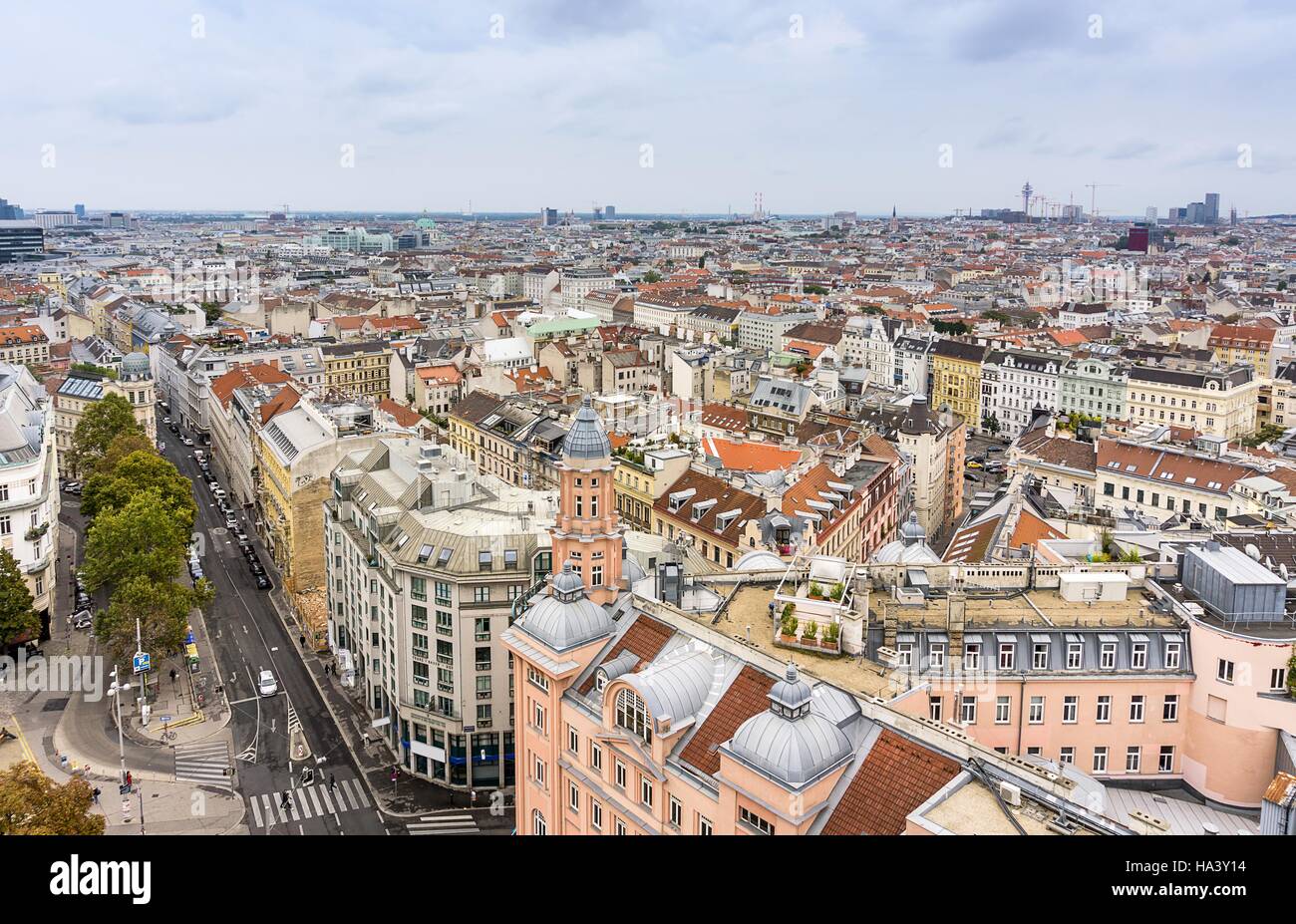 Vienna from above hi-res stock photography and images - Alamy