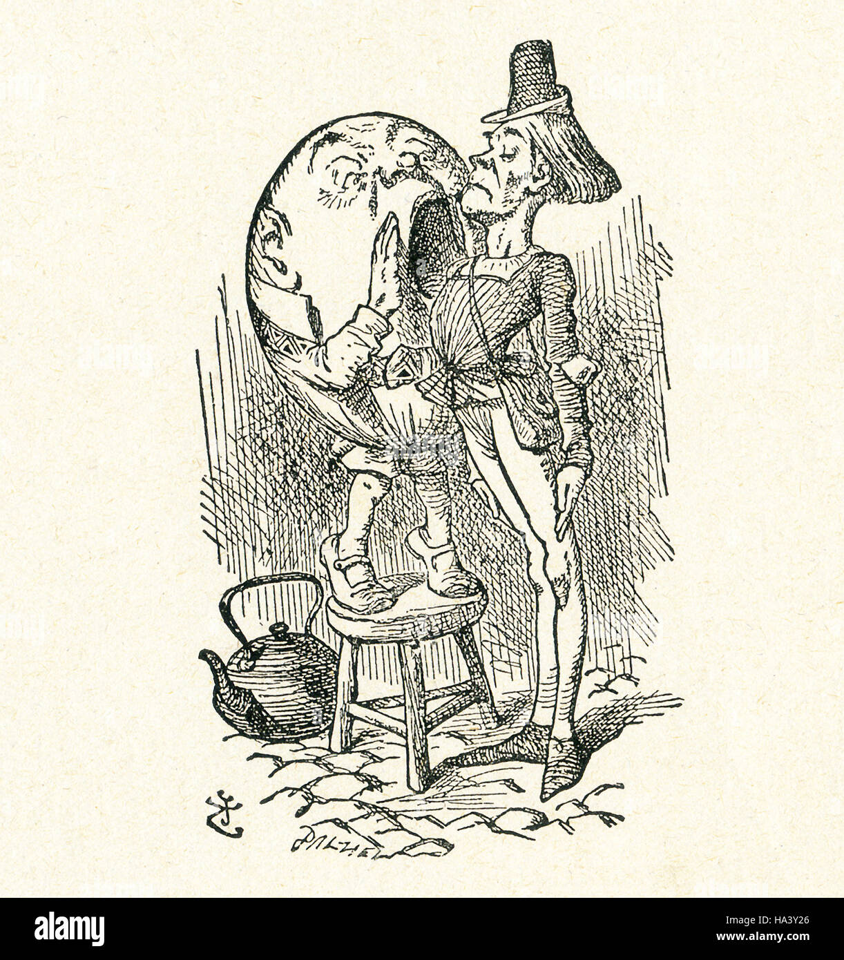 This is a scene from what Alice saw once she went through the Looking ...