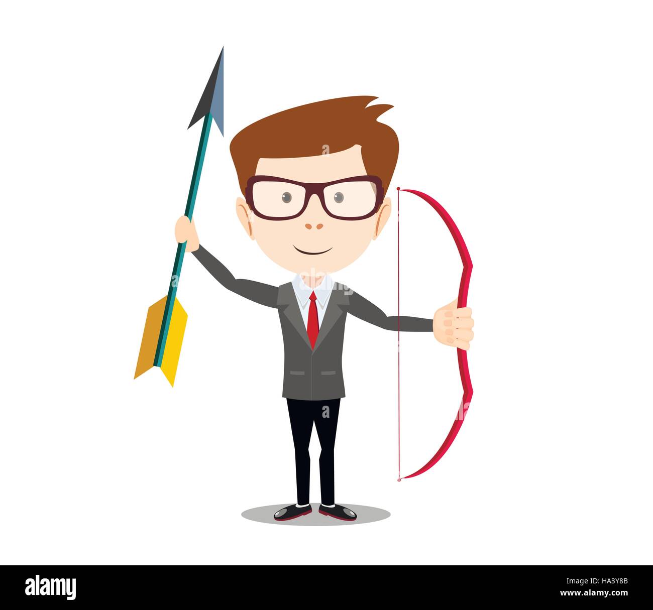 Man aiming bow arrow isolated hi-res stock photography and images - Alamy