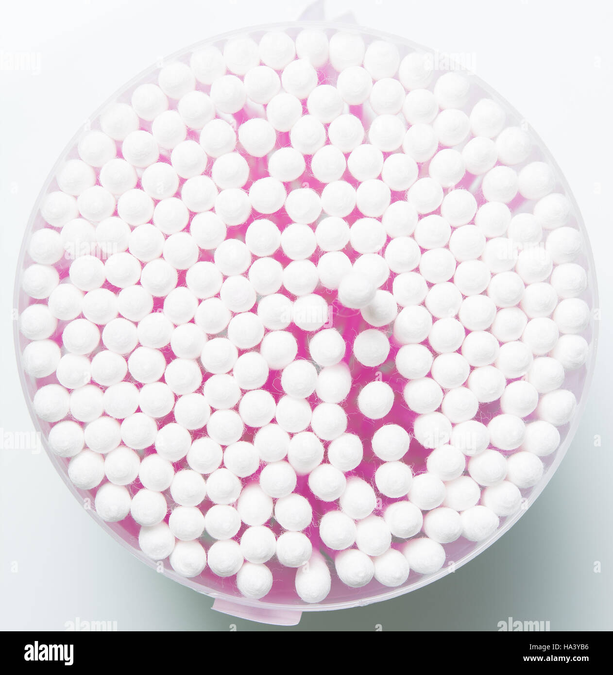 box of pink cotton swabs Stock Photo - Alamy
