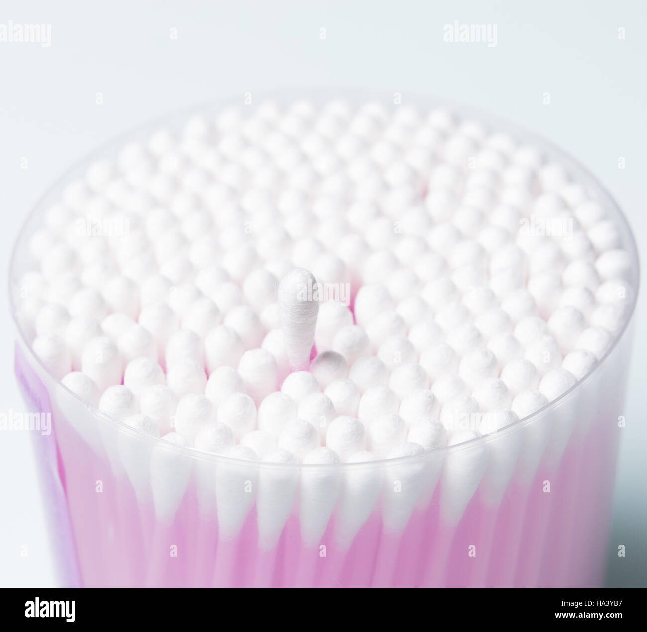many pink cotton swabs Stock Photo - Alamy