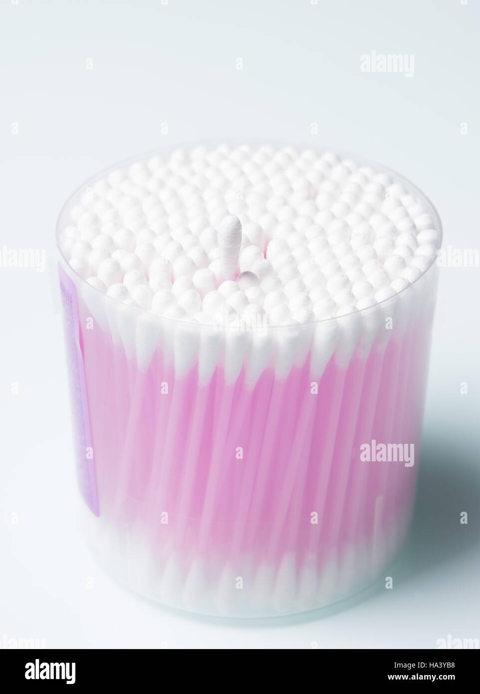 pink cotton swabs Stock Photo - Alamy