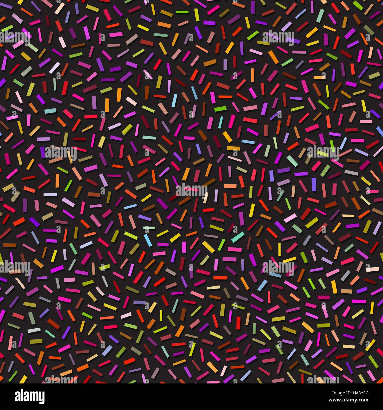 Vector Seamless Black And White Multicolor Confetti Scattered Pattern ...