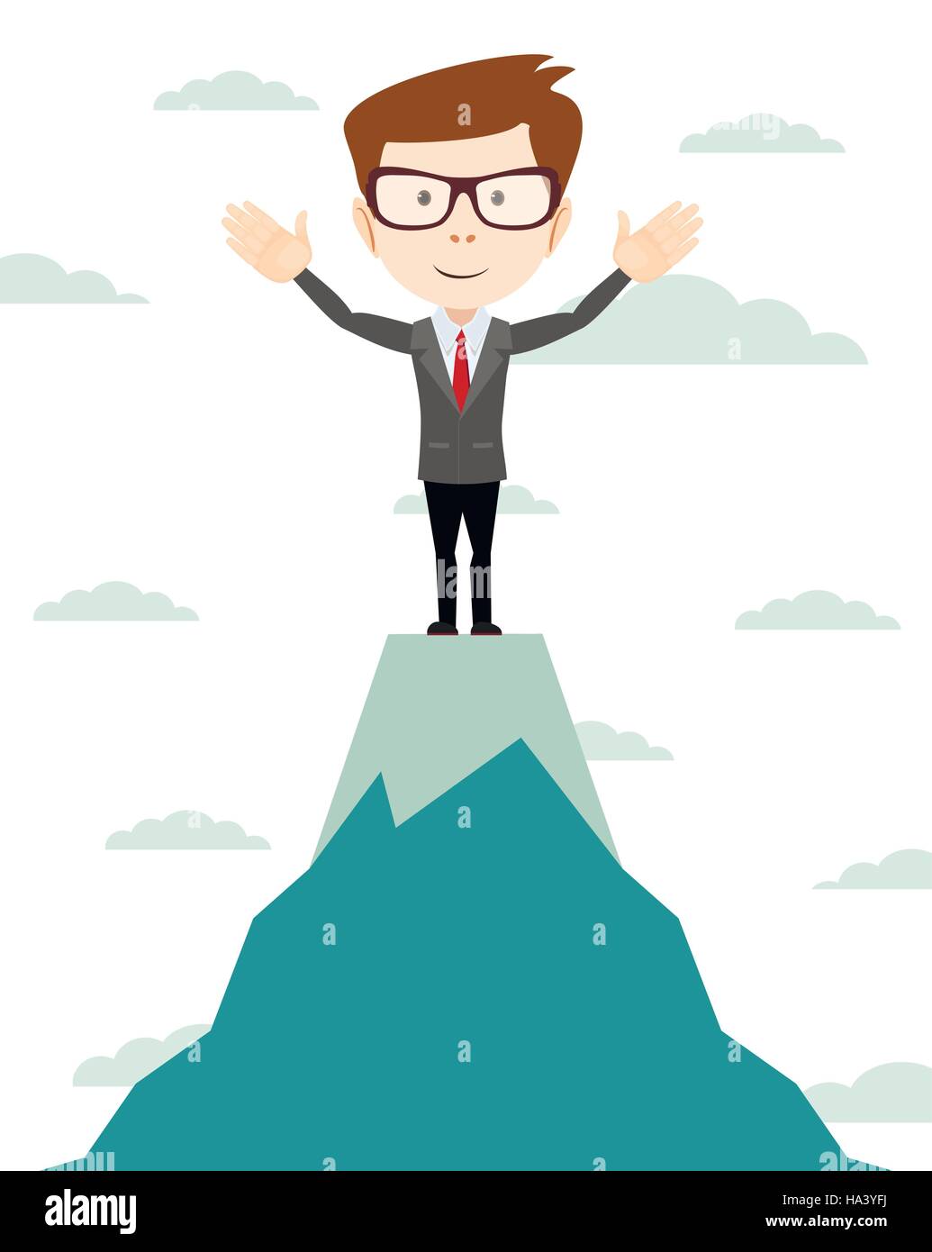 Go sky high Stock Vector Images - Alamy