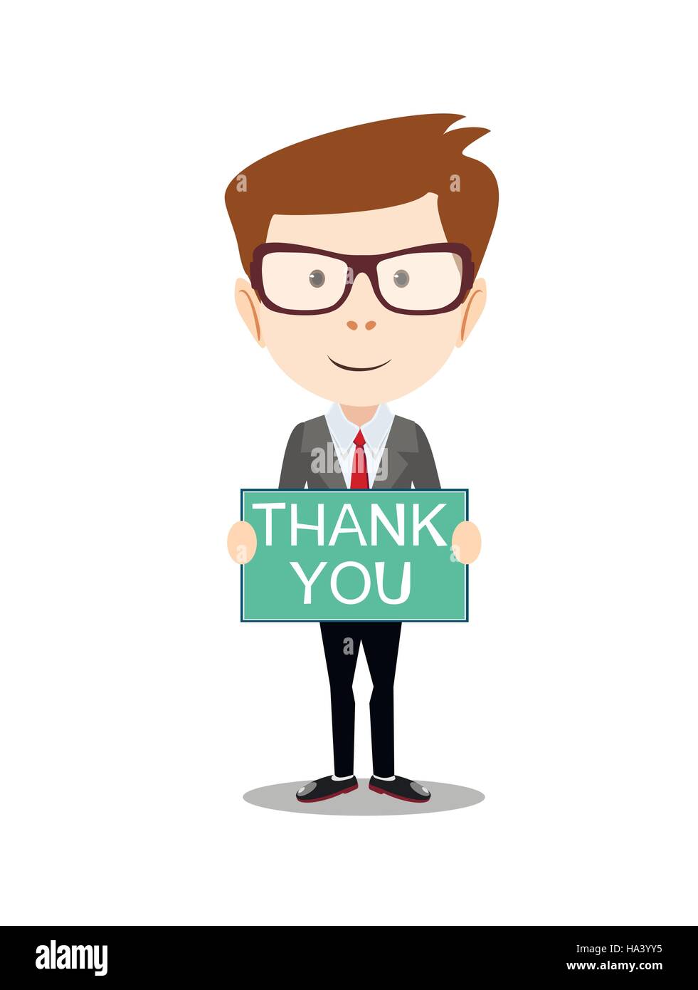 Cartoon thank you hi-res stock photography and images - Alamy