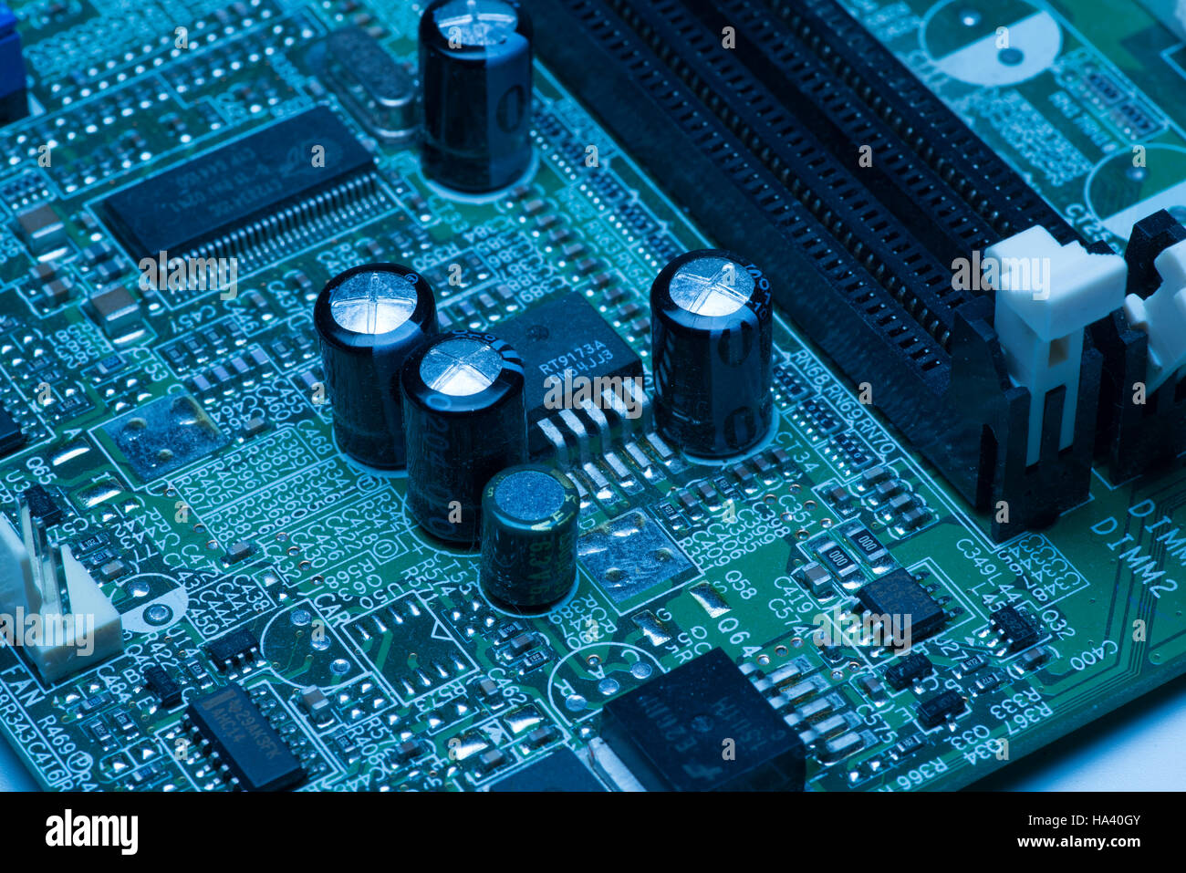 Close up of a circuit board Stock Photo - Alamy