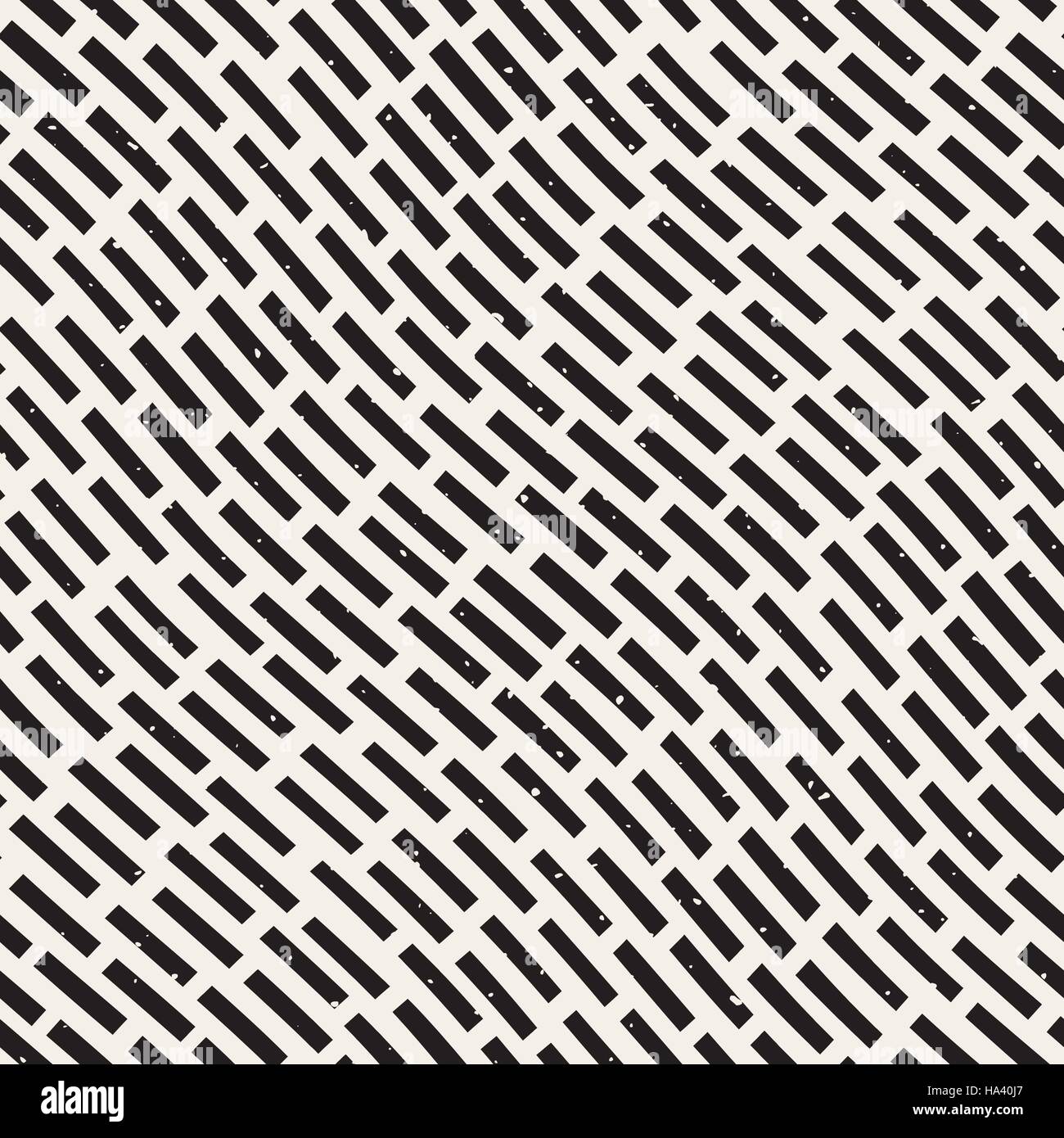 Vector Seamless Hand Drawn Diagonal Grunge Rounded Lines Pattern Stock ...