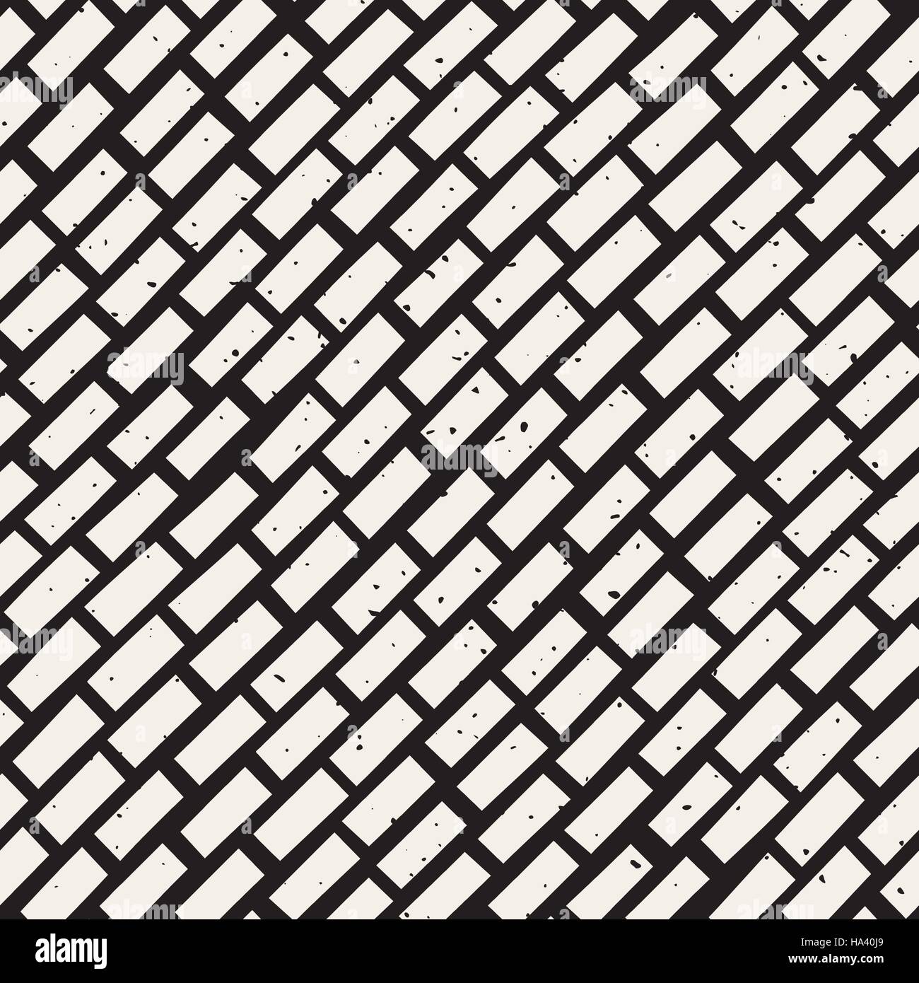 Vector Seamless Black and White Hand Drawn Diagonal Lines Pattern Stock ...
