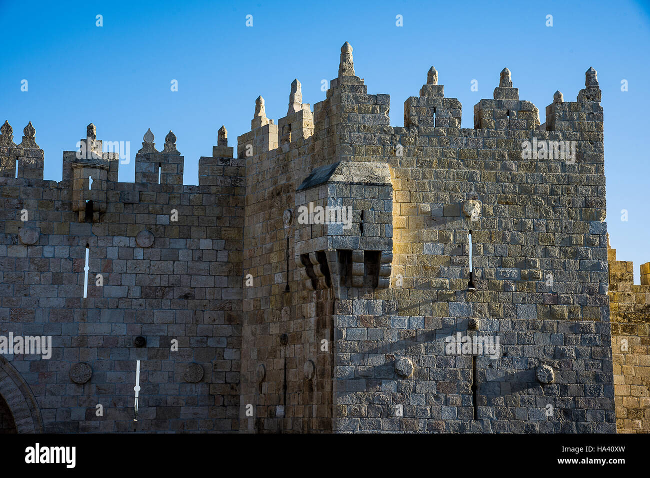 Damascus gate of old city of Jerusalem Stock Photo - Alamy