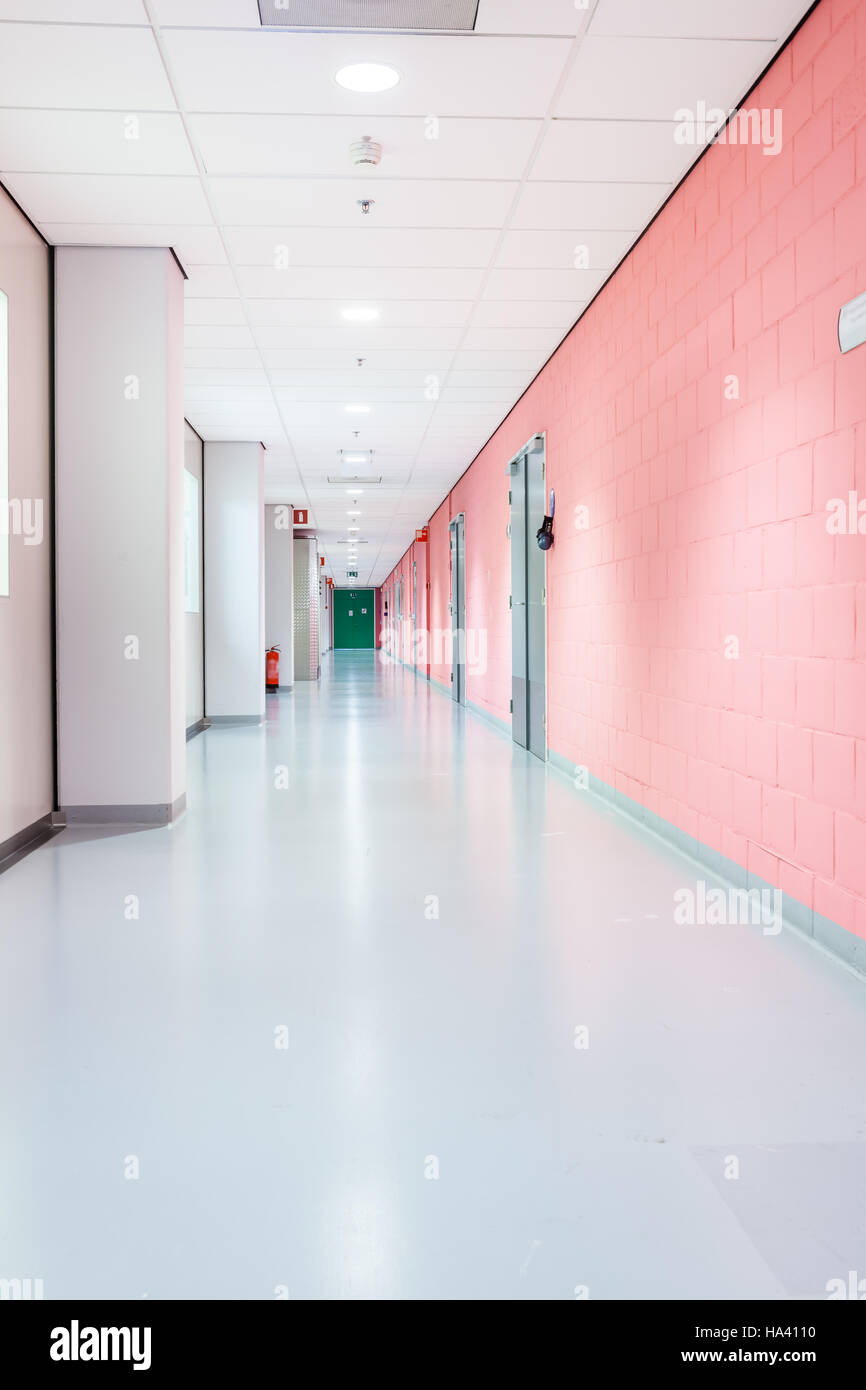 in an old biulding there is an beautiful corridor Stock Photo - Alamy