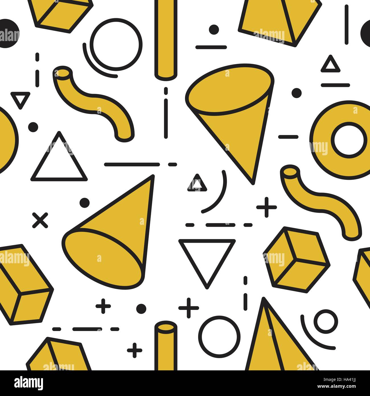1980s vector geometric shapes hi-res stock photography and images - Alamy