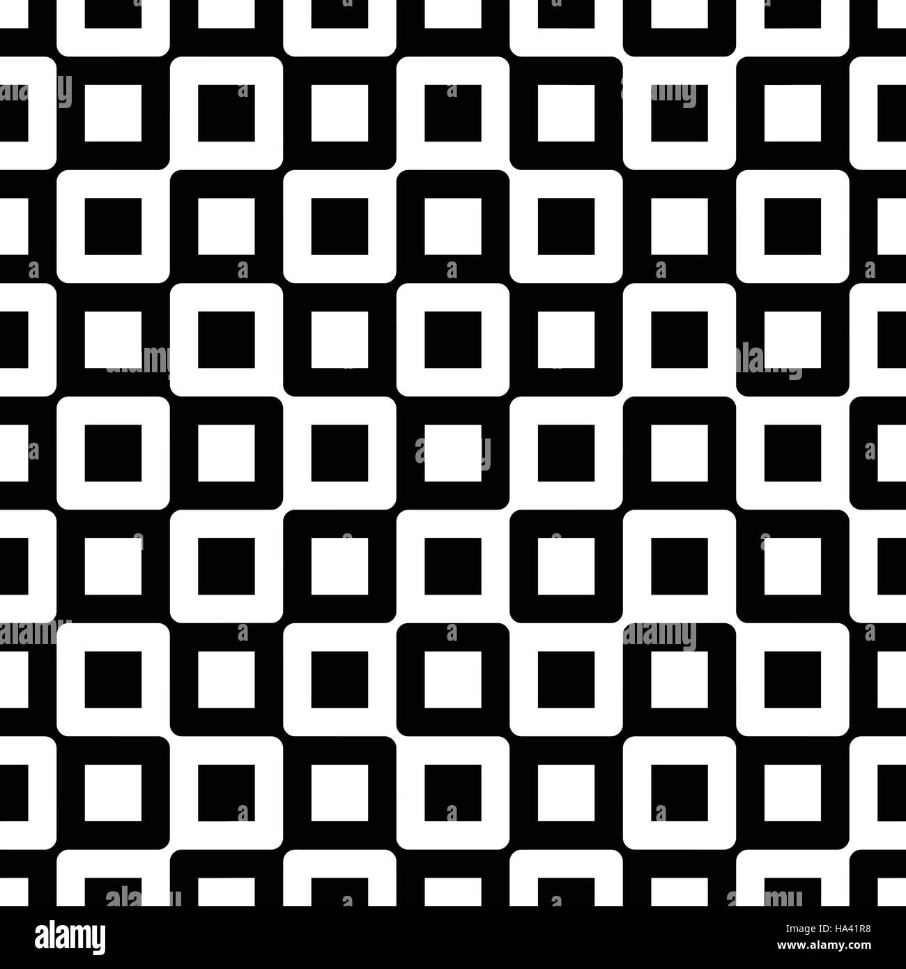 Vector seamless black and white tangled round stripes geometric vintage ...