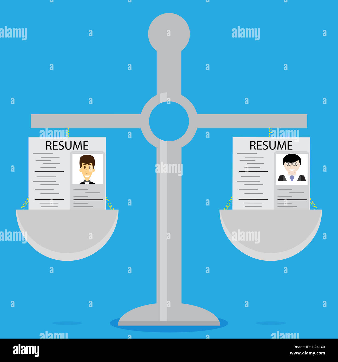 Recruitment process concept icon vector hi-res stock photography and ...
