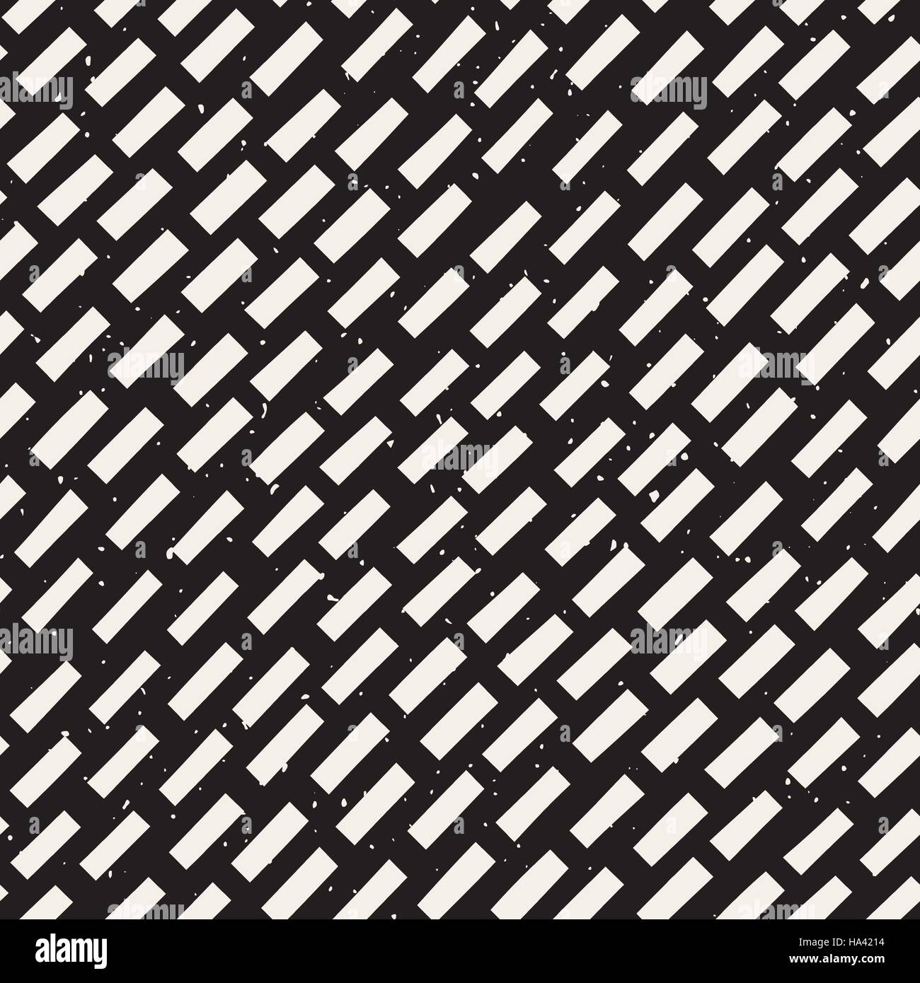 Vector Seamless Hand Drawn Diagonal Grunge Lines Pattern Stock Vector ...