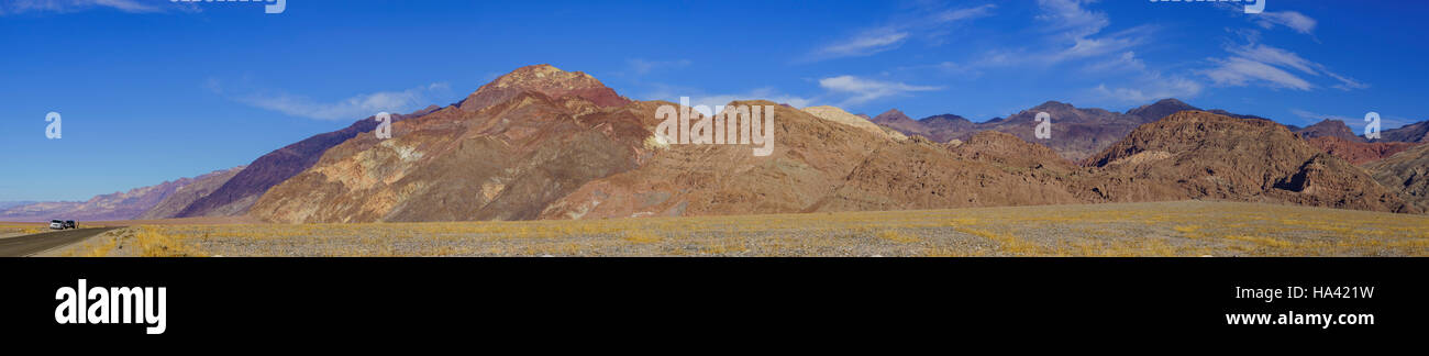 Beautiful mountain landscape around Mt Perry, Death Valley National ...