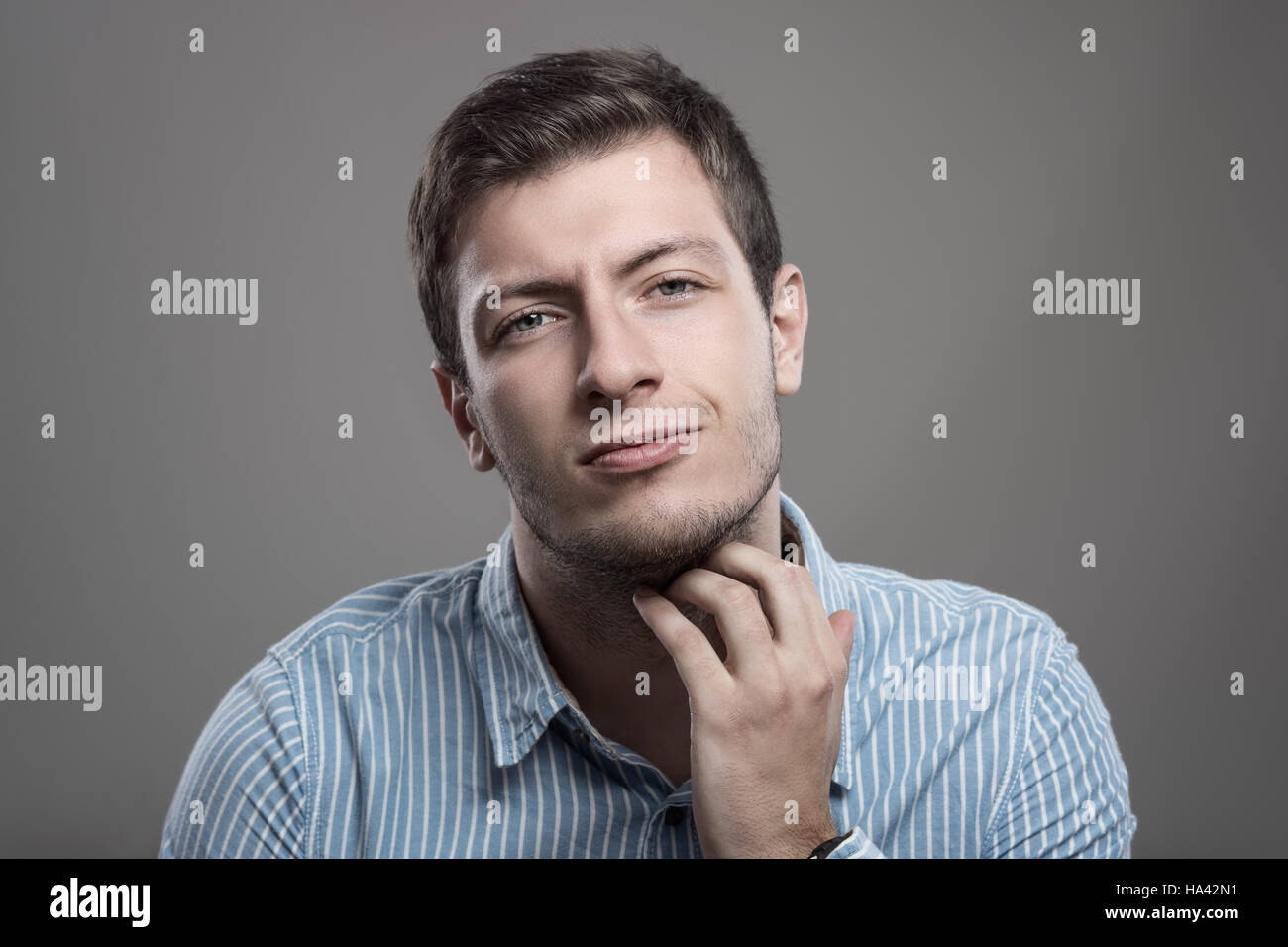 Itching man hi-res stock photography and images - Alamy