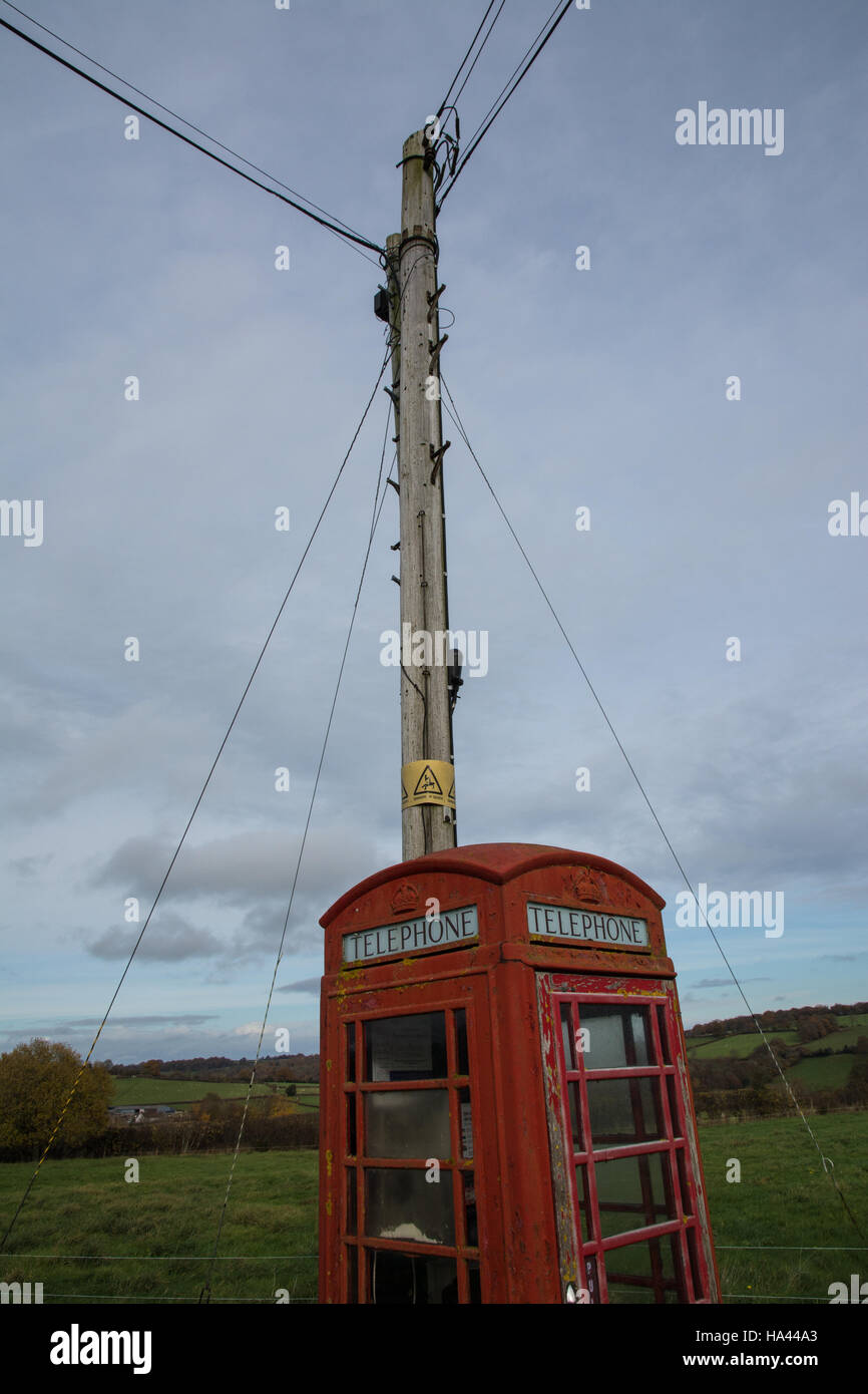 Communication Hub.......Rural England Stock Photo - Alamy