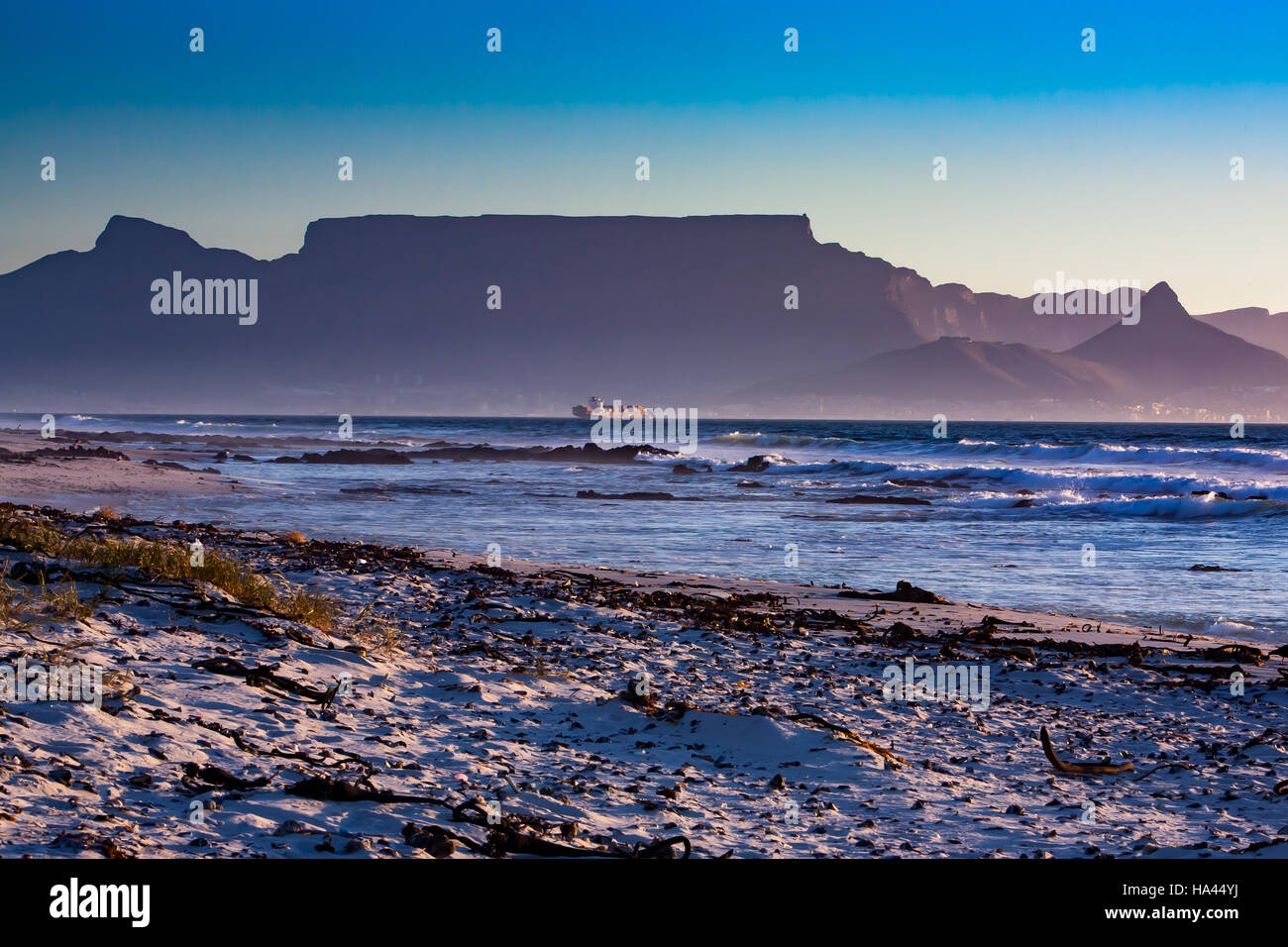 Table Mountain Cape Town Sunset South Africa Stock Photo - Alamy