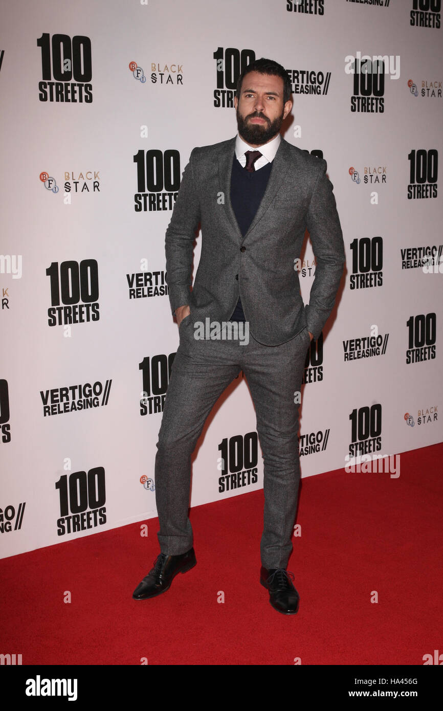 Tom Cullen attends the 100 Streets film premiere at the BFI in London ...
