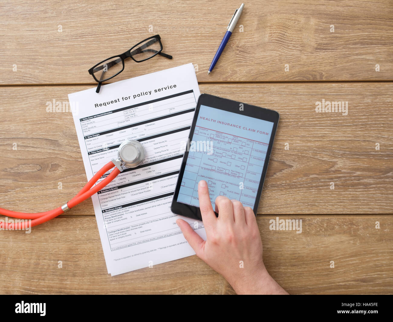 Health insurance claim hi-res stock photography and images - Alamy