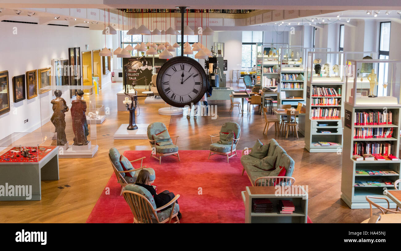 The interior of the Wellcome Library, London, England showcasing it's ...