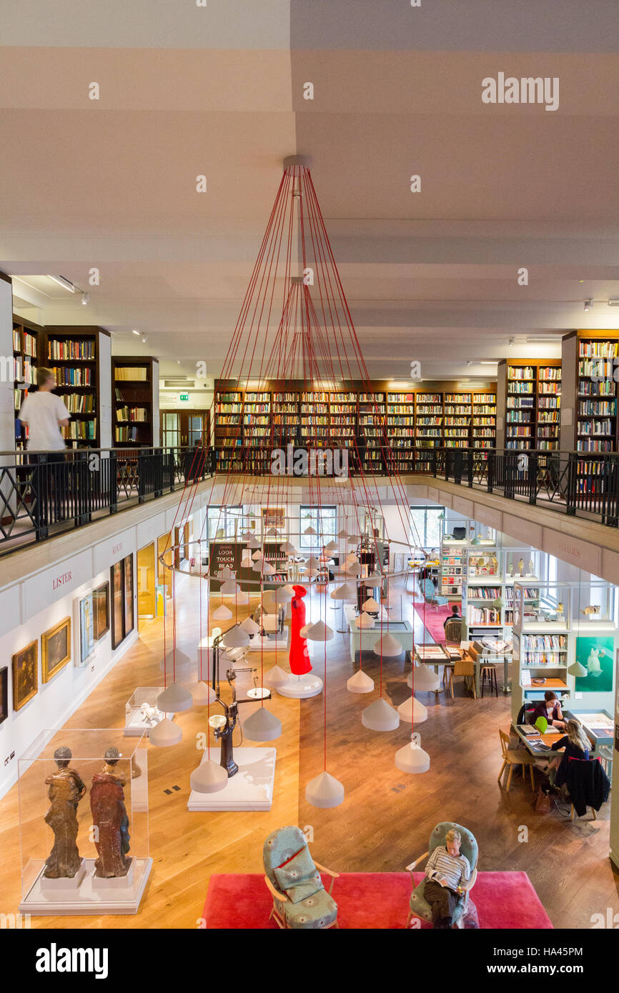 The interior of the Wellcome Library, London, England showcasing it's ...
