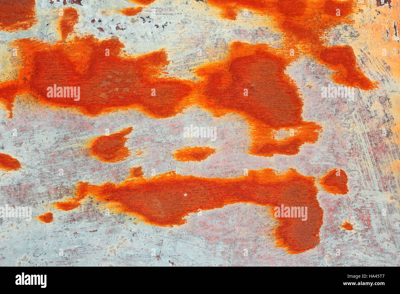 orange rust on metal surface, texture of weathered board Stock Photo ...