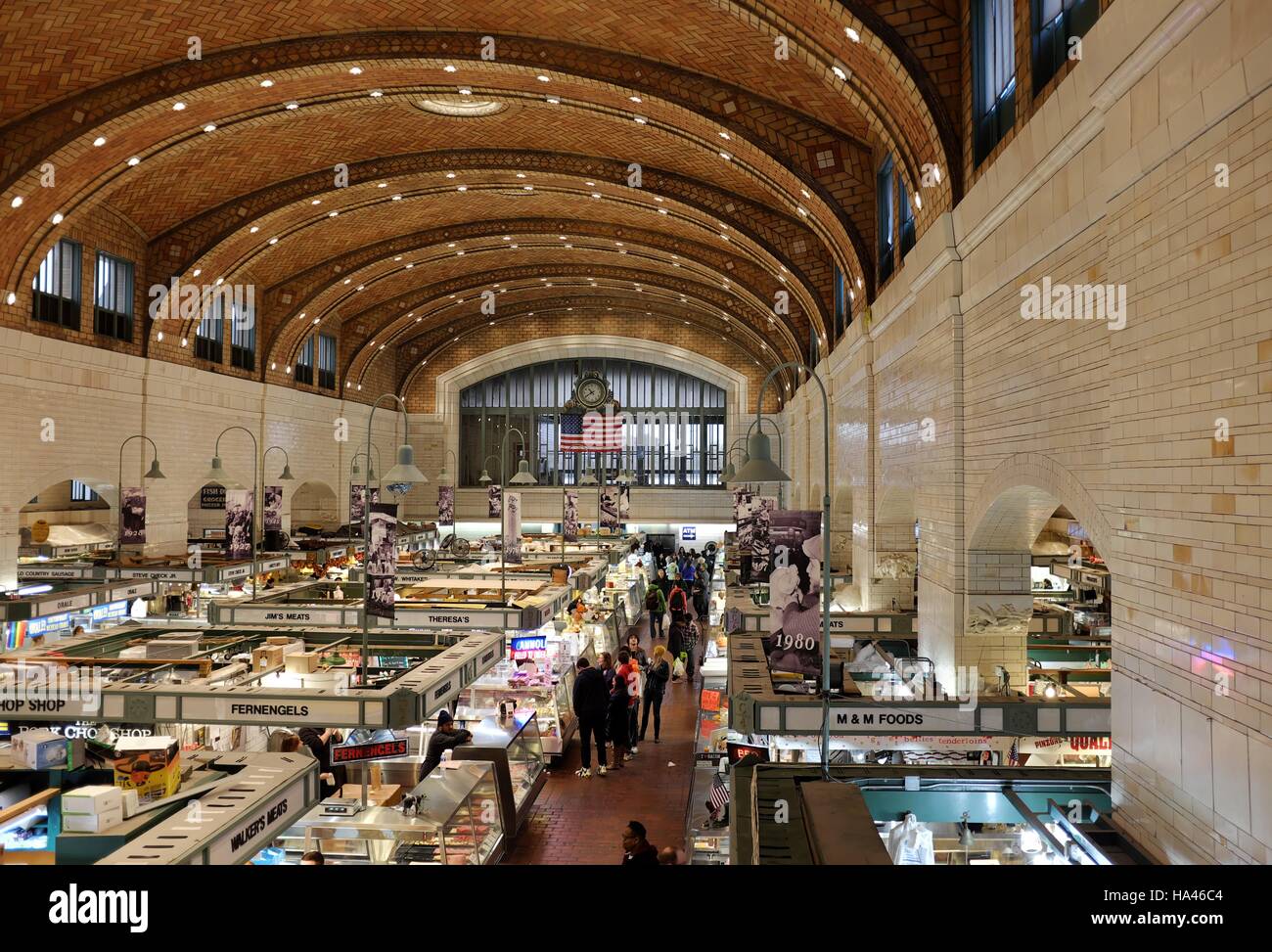 Cleveland West Side Market, a top tourist attraction and a fully ...