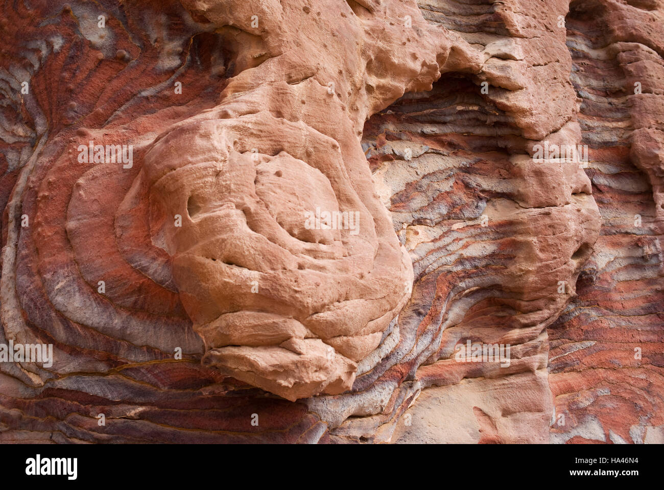 Colorful layers of sandstone Stock Photo - Alamy