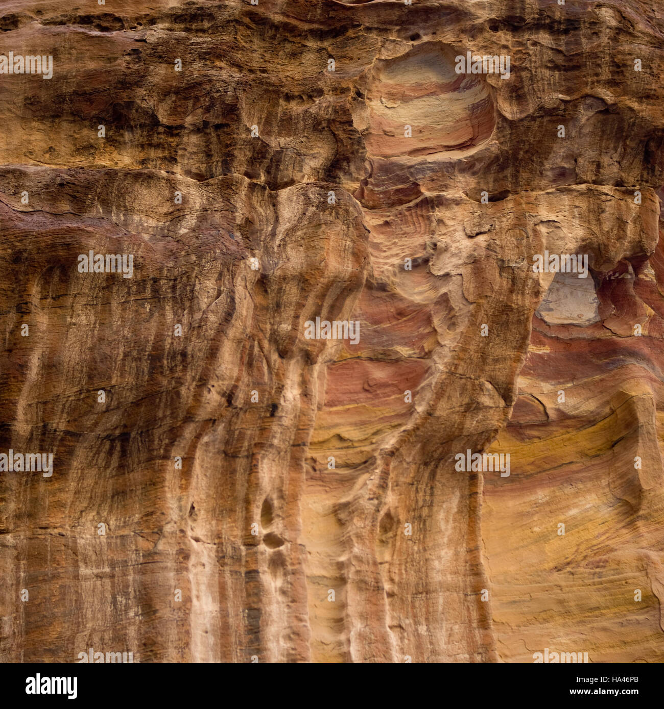 Colorful layers of sandstone Stock Photo - Alamy