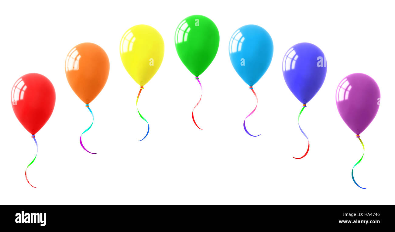 Colorful Balloons Collection Stock Photo - Alamy