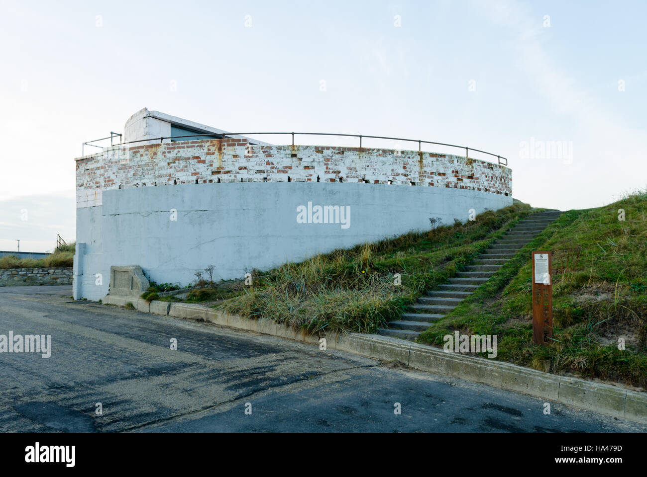 Southern Gun Emplacement at Blyth Battery Museum, Blyth Northumberland ...