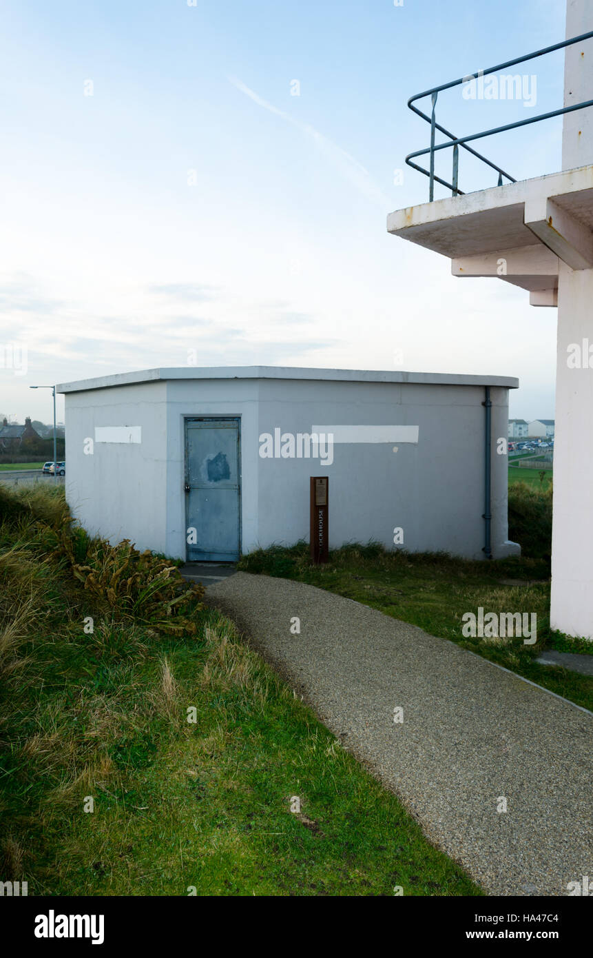 Blockhouse at Blyth Battery Museum, Blyth Northumberland Stock Photo ...