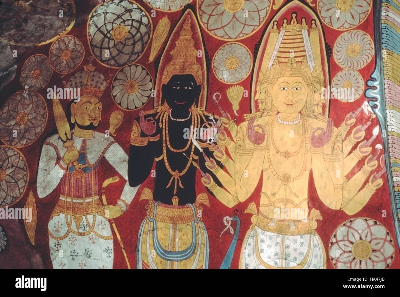 Kandyan painting dambulla hi-res stock photography and images - Alamy