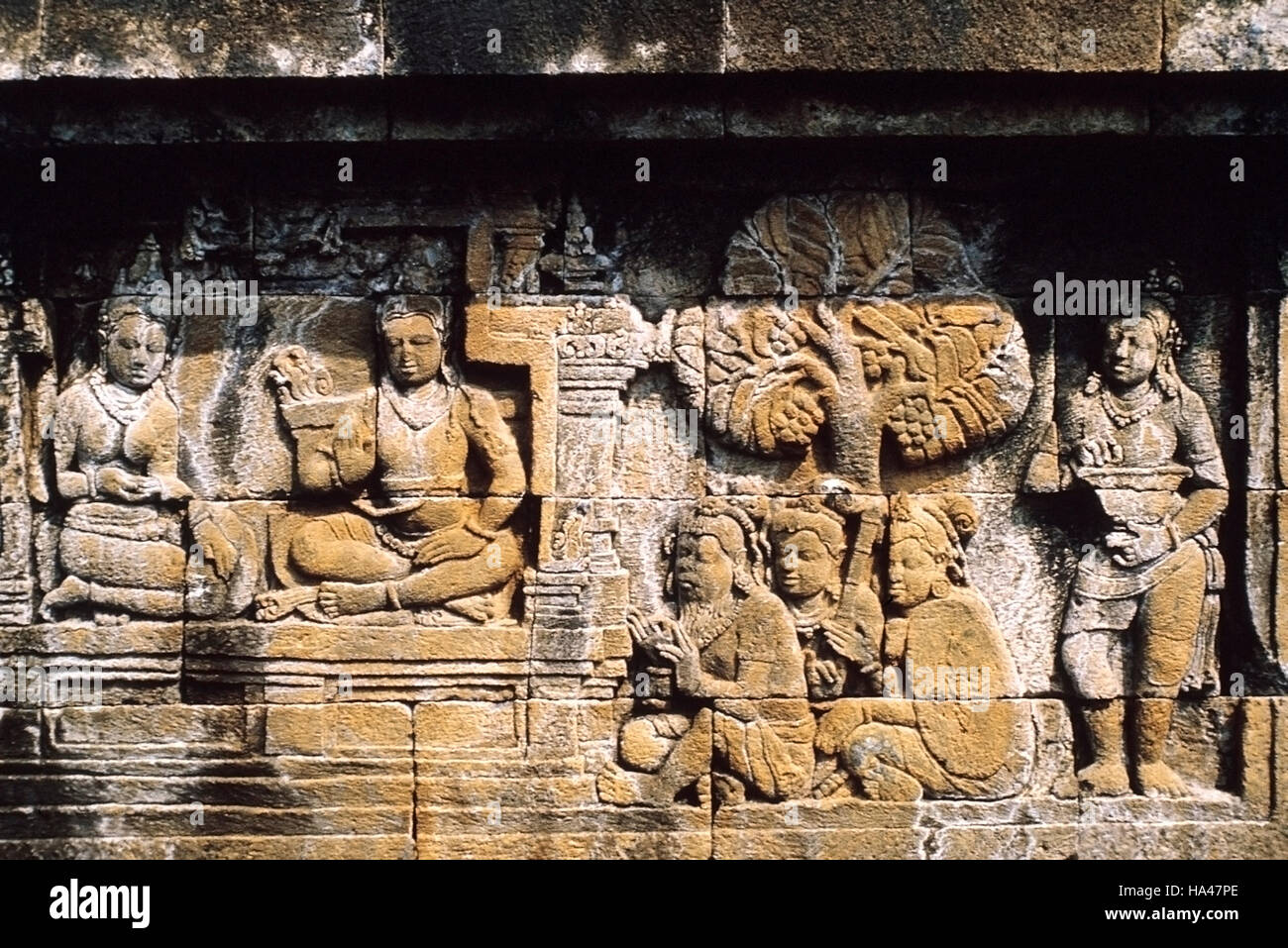 First gallery east. Upper six rows. Boroboudur, Indonesia. 9th-century ...